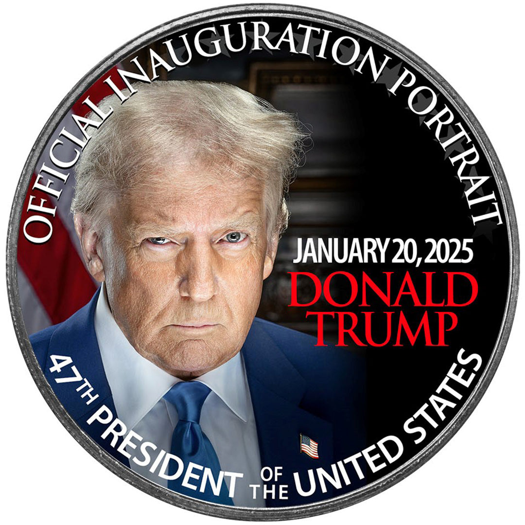 Donald Trump 47th President Official Portrait Collectible IKE Coin ...